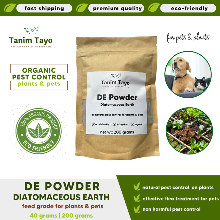 Tanim Tayo Diatomaceous Earth Powder for Plants and Pets, DE Powder for ...