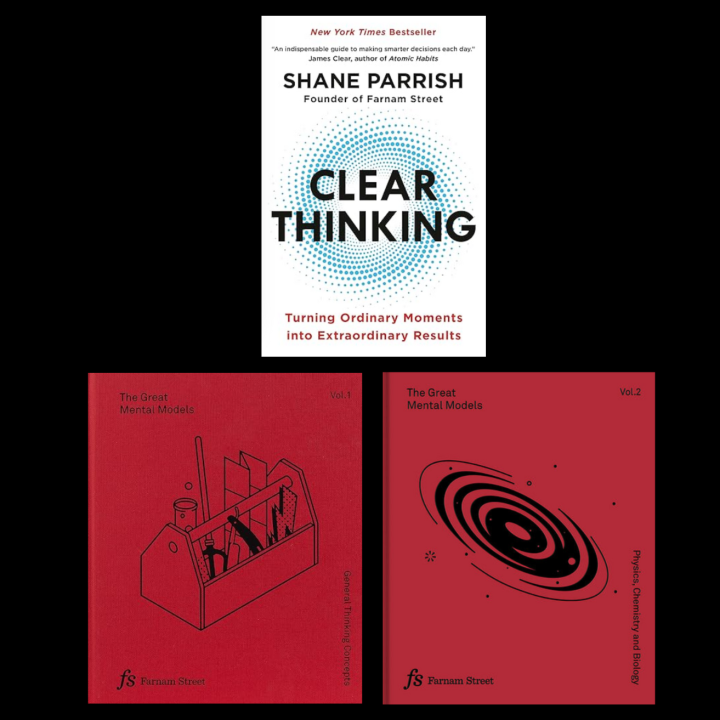 Softcopy Bundle 3 in 1 Shane Parrish Clear Thinking Turning Ordinary Moments into Extraordinary ...