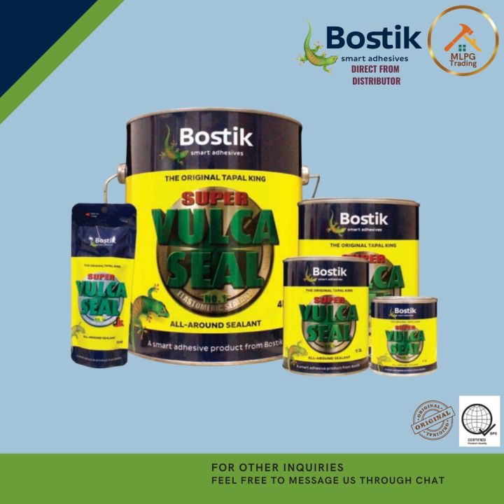 Authentic Bostik Super Vulcaseal ( 75ml, 1/4 Liter, 1/2 Liter,) | Lazada PH