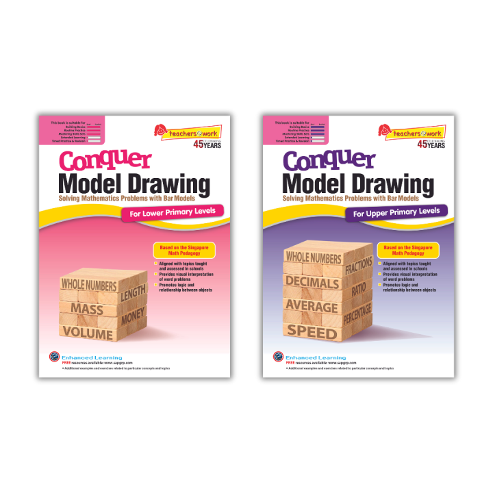 Conquer Model Drawing For Upper & Lower Primary Levels | Skill-based ...