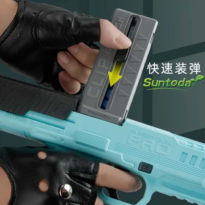 McKinley Blue Bird MK3 soft toy gun Blue Bird soft egg launcher outdoor ...