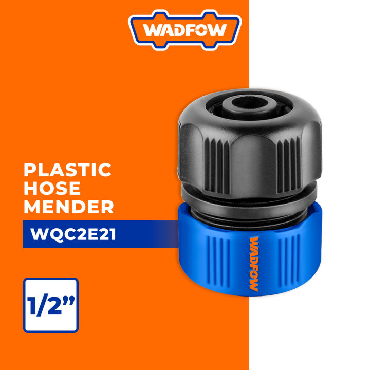 WADFOW Plastic Hose Mender (1/2"), Quick Connector for 1/2" Pipe ...