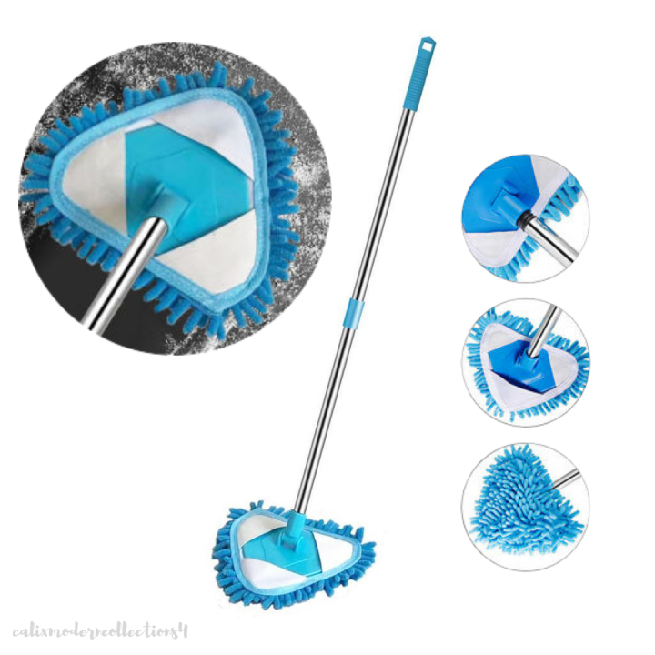 Best Seller 180 Degree RETRACTABLE TRIANGULAR MOP | Triangular Mop ...