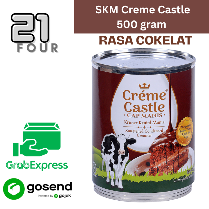 Susu Kental Manis SKM Creme Castle Cream Castel Coklat 500 gram ...