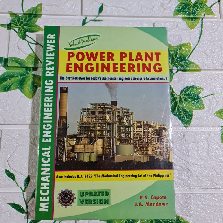Power Plant Engineering By: R.S. Capote | Lazada PH