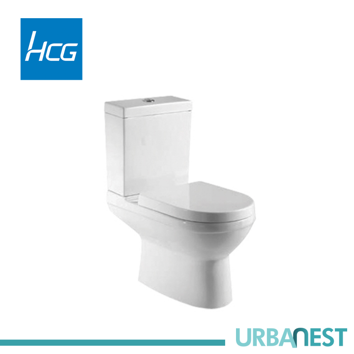 HCG Wall Discharge Bristol CS1193 AW Closed Coupled Water Closet with ...