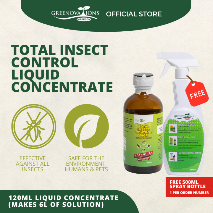 MAPECON GREENOVATIONS Total Insect Killer - Liquid Concentrate (120ml ...