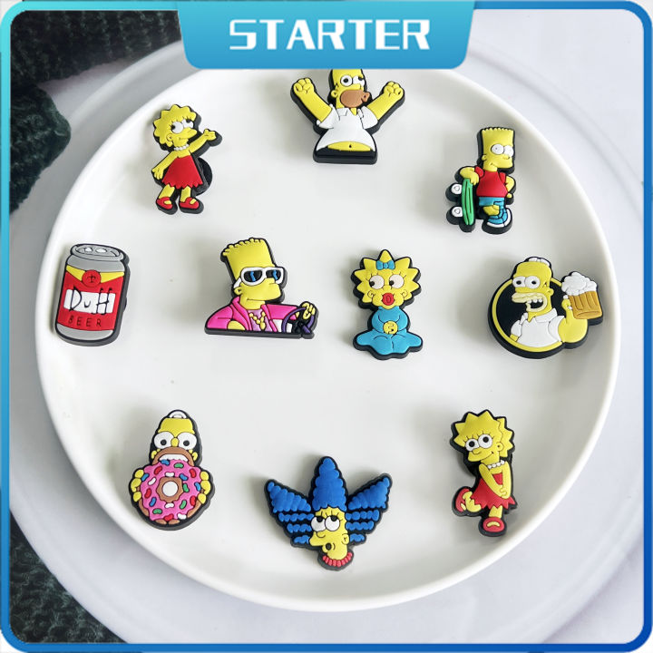 jibbitz simpson design accessories for crocs | Lazada PH