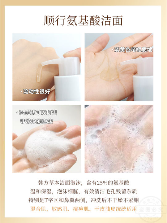 Free Trade Zone Korea Snow Show Shunxing Facial Cleansing Foam Mild and ...
