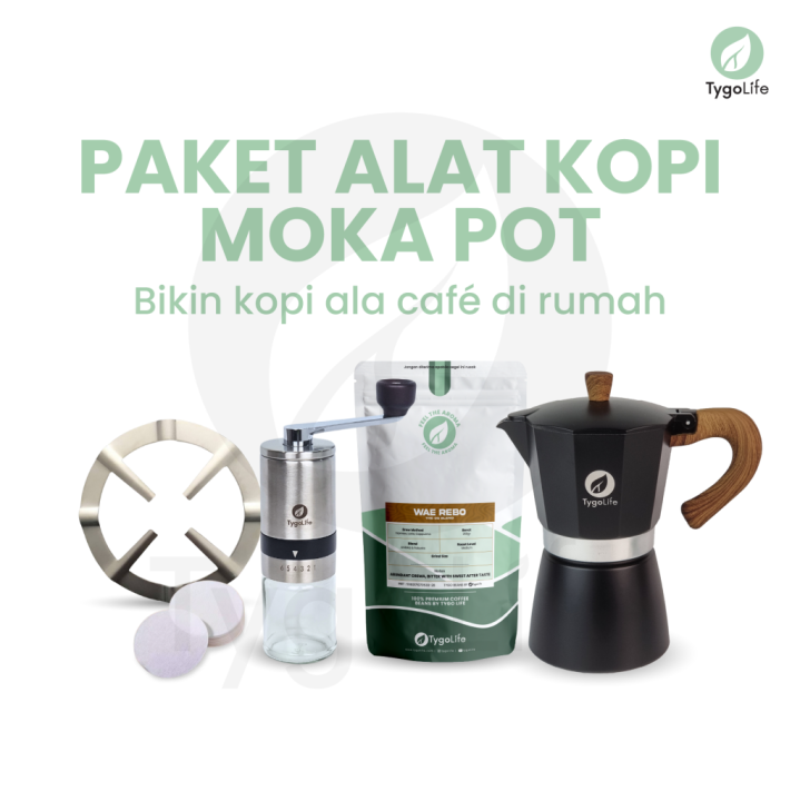 PAKET ALAT KOPI MOKA POT ESPRESSO MANUAL BREW BUNDLING PAKET USAHA CAFE ...