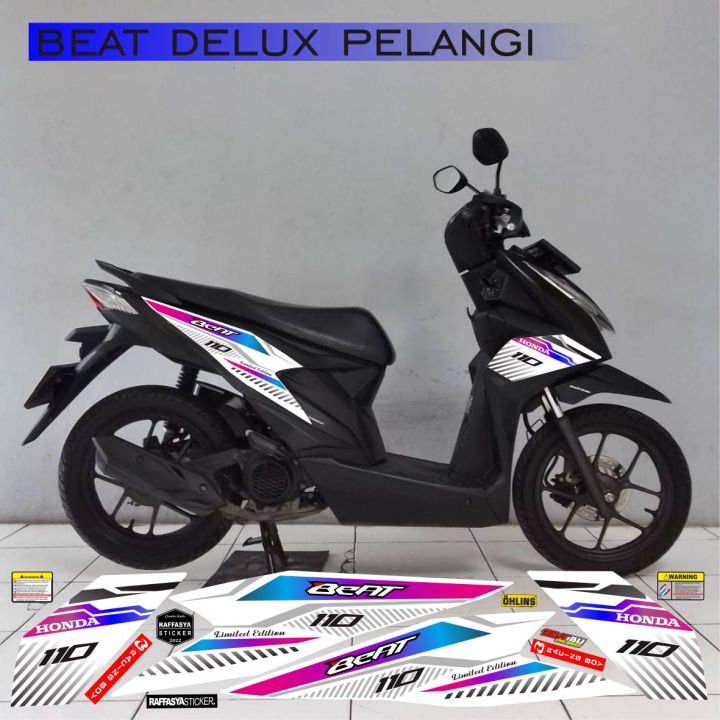 striping variasi honda beat deluxe lis simple pelangi varian warna ...