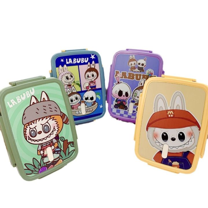 HHYI Labubu Labubu Lunch Box Microwavable Leakproof Food Containers Two ...