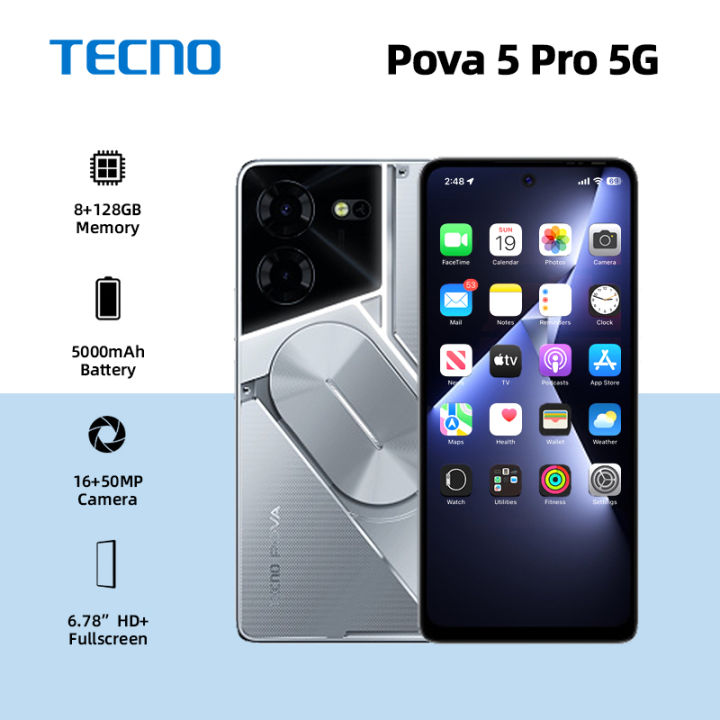 Tecno Pova 5 Pro 5G 2024 big sale Cellphone Original 16+512GB 5G ...
