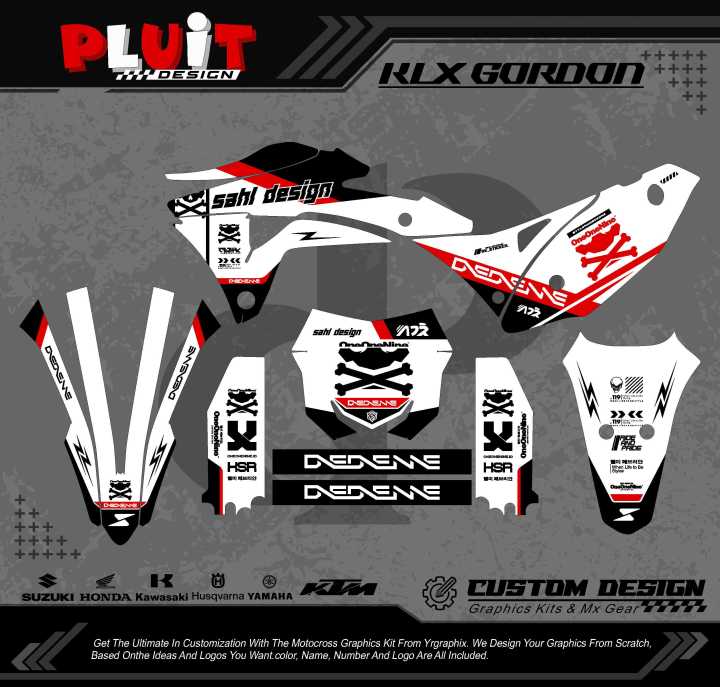 DECAL STICKER KLX GORDON FULL BODY DECAL GORDON DECAL GORDON DECAL ...