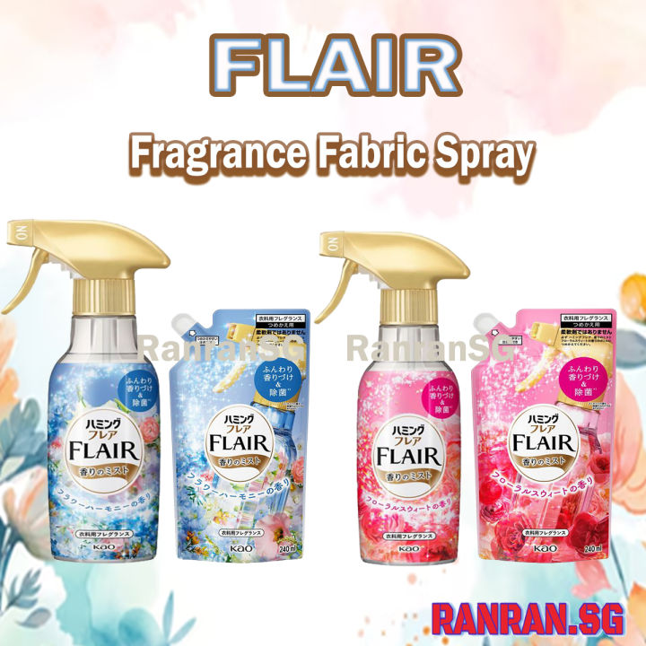 Kao Flair Fragrance Anti-wrinkle Spray 270ml & Refill 240ml - Japan Market Version | Lazada ...