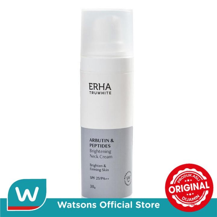 ERHA Truwhite Arbutin & Peptides Brightening Neck Cream | Lazada Indonesia