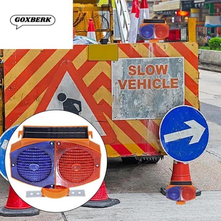 Red and Blue Flash Flashing Warning Light Sensitive Flashing Waterproof ...