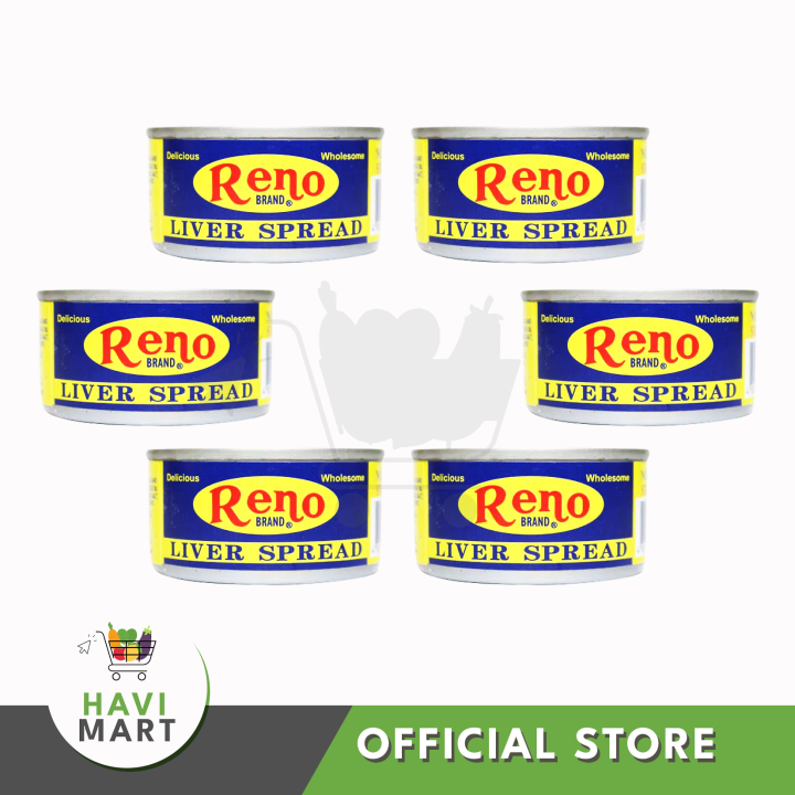 RENO LIVER SPREAD 85 GRAMS x 6pcs | Lazada PH
