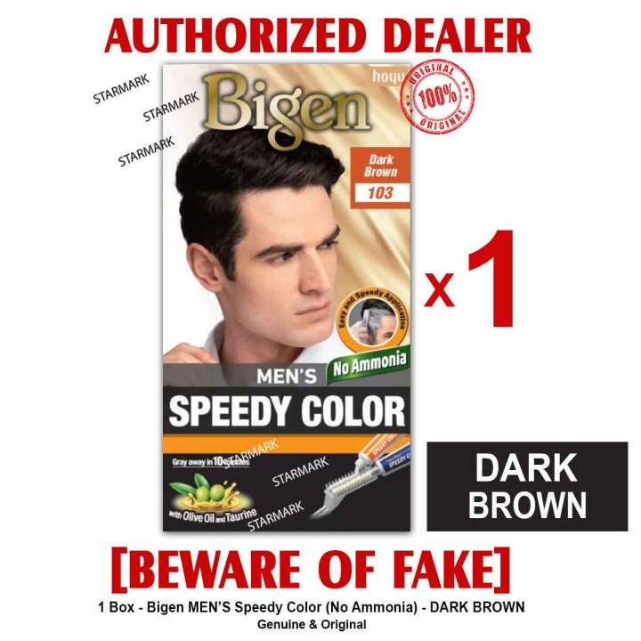 Bigen MEN'S Speedy Hair Color No Ammonia Bigen Speedy for MEN MENS ...