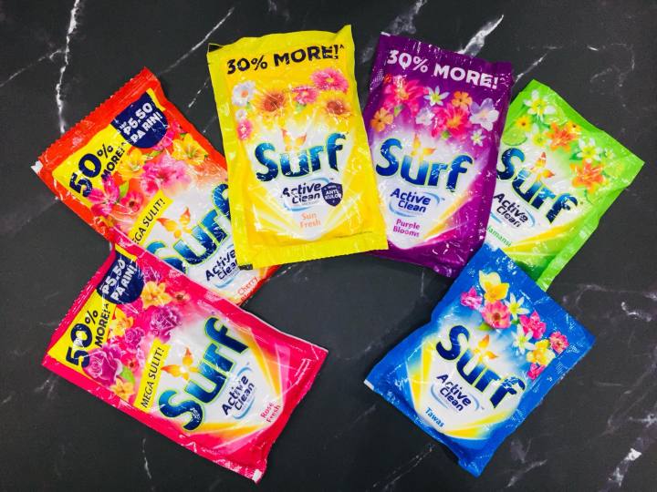 Surf Detergent Powder Sachets 6's | Lazada PH