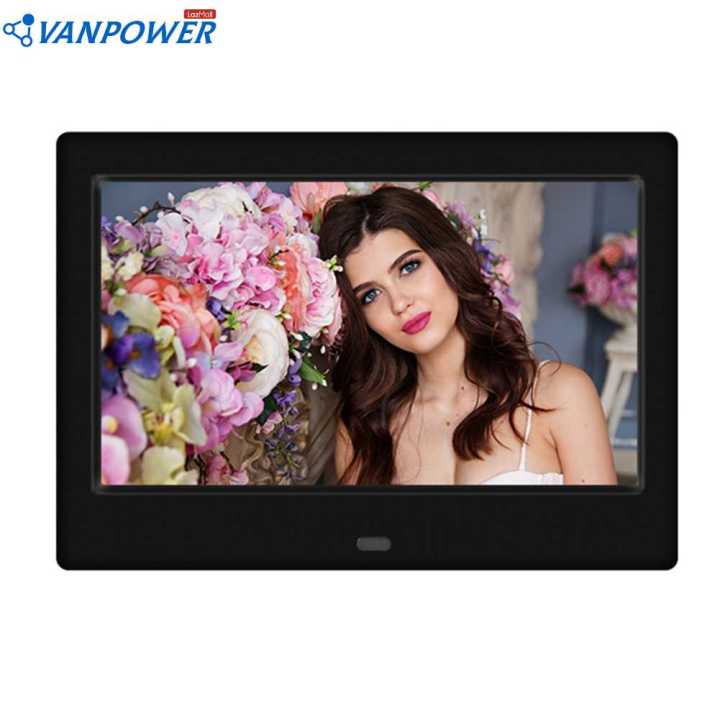 7 inch LED 800x480 Digital Photo Frame Alarm Clock MP3 MP4 Movie Player ...
