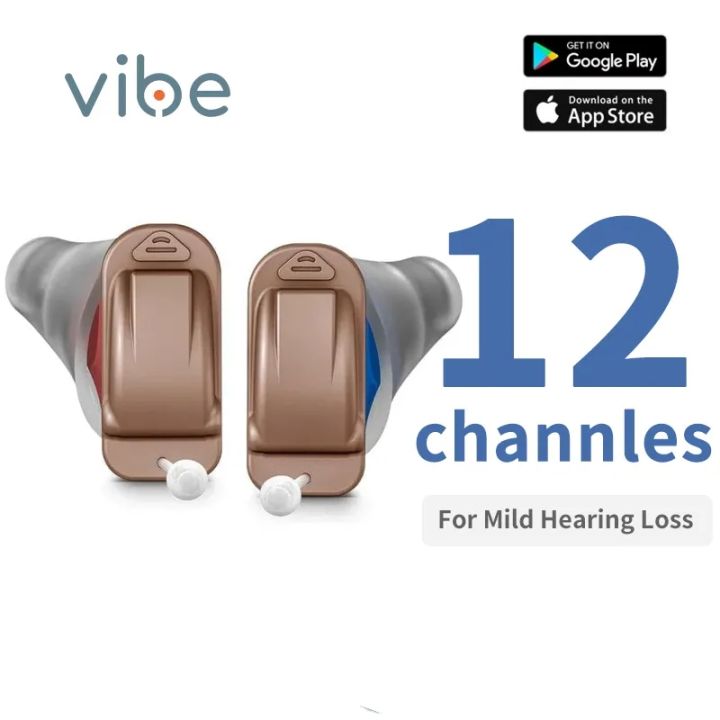 Vibe Invisible Hearing Aids APP Programmable Digital Hearing aid 12 ...