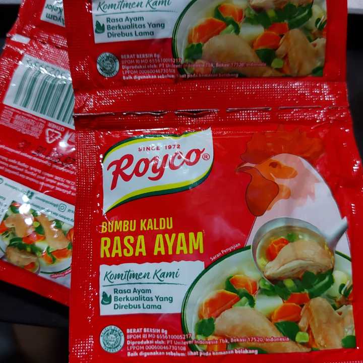 Royco Penyedap Rasa Ayam dan Sapi 1 Renceng (12 sachet) | Lazada Indonesia