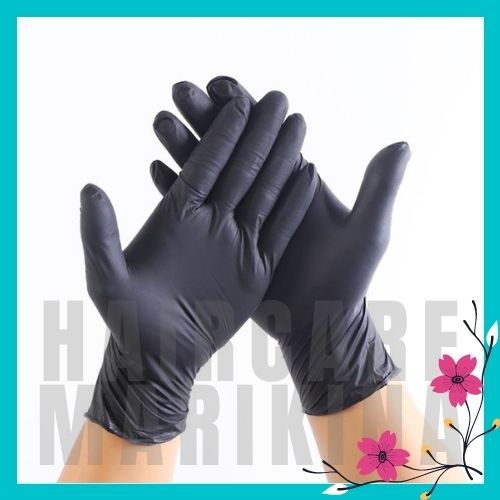 1 Pair / 10 pairs Black Nitrile Gloves (Medium) | Lazada PH