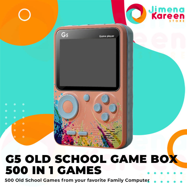 G5 Game Box 500 Retro Games in 1 Mini Game Console Rechargeable ...
