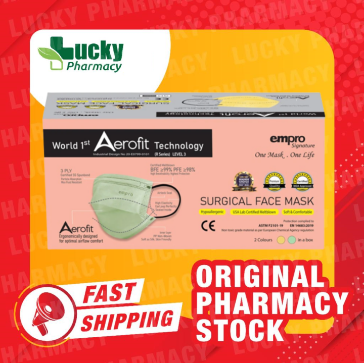 EMPRO R SERIES 3PLY 50S [2 COLOUR | BFE ≥99%, Assorted Colors (2 COLOUR LEVEL 3 - HIGHEST ...