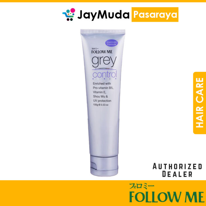 Follow Me Hair Cream Grey Control 100g /200g Kawalan Uban 100% Original ...