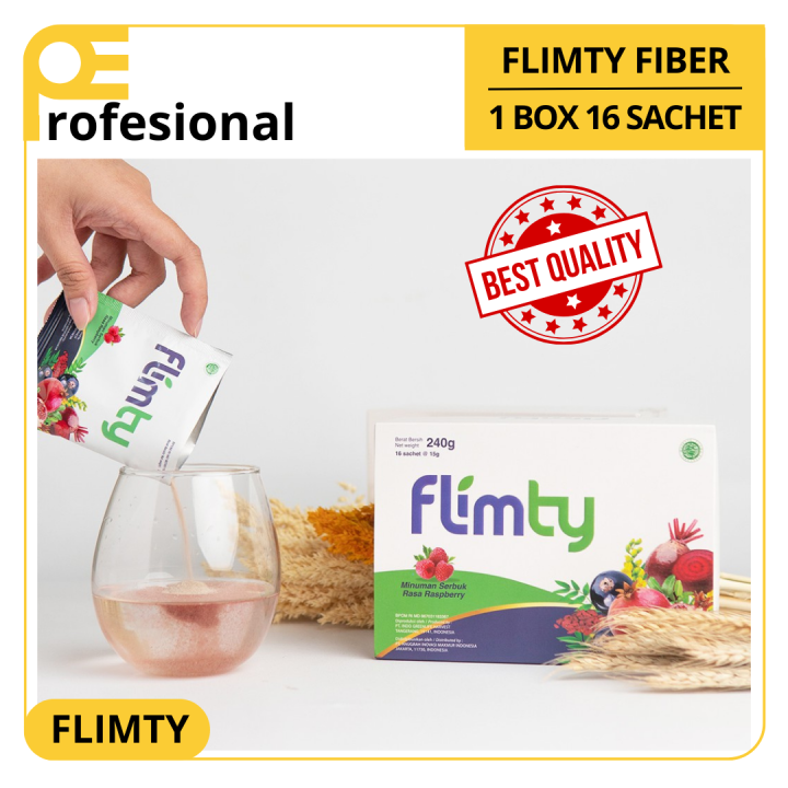 Flimty Original 100% asli Minuman Serat Flimty untuk Diet & Detoks 1 ...