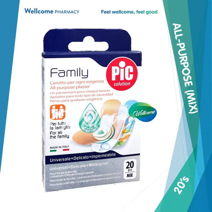 PIC Solution Family All-Purpose Plasters (Universal + Delicate ...