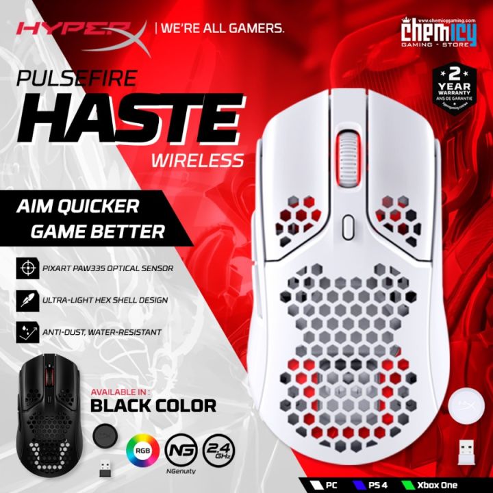 HyperX Pulsefire Haste RGB Wireless Gaming Mouse | Lazada Indonesia