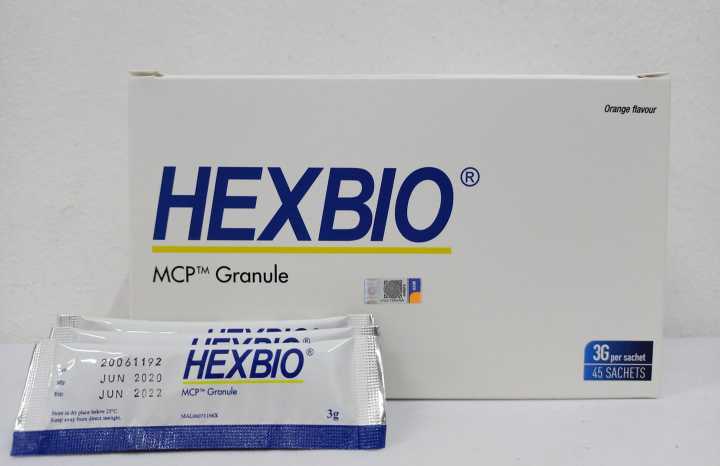 Hexbio MCP Granule Orange Flavour 3g (14 sachets / 45 sachets / 2x45 ...