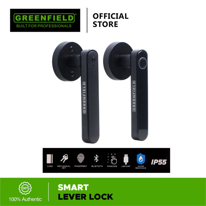 Greenfield Smart Lever Lock T8 - Door Hardware & Locks | Lazada PH