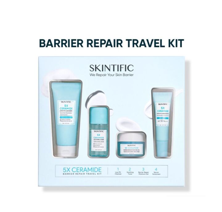 Skintific 5X Ceramide Barrier Repair Travel Kit BY AlwaysLucky | Lazada ...