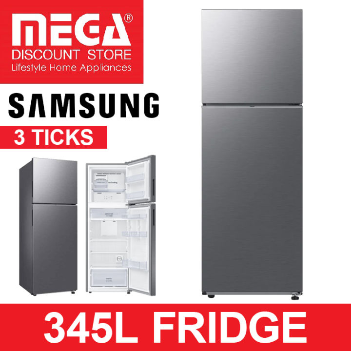 SAMSUNG RT35CG5444S9SS 345L 2-DOOR FRIDGE | Top Freezer | 3 Ticks ...