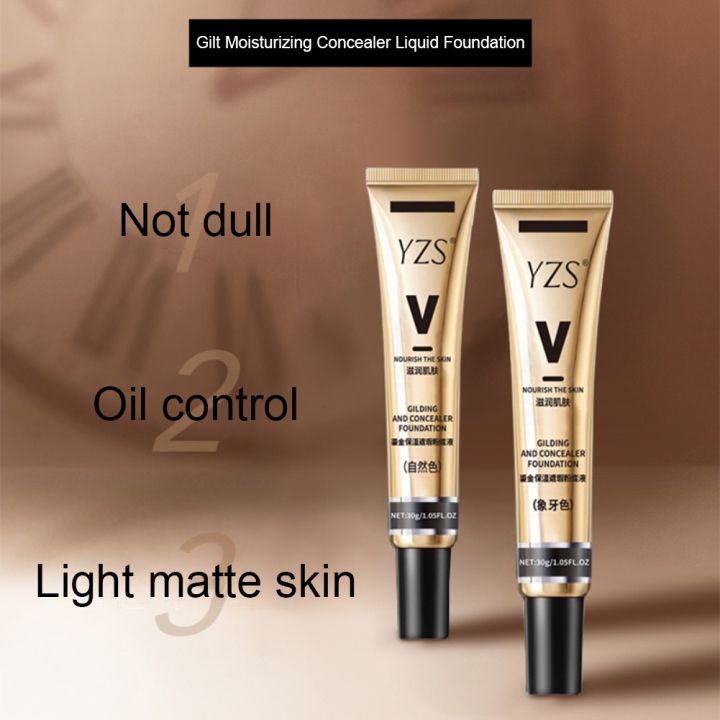 YZS 3 Colors Long-lasting Moisturizing Liquid Foundation Freckles Marks ...