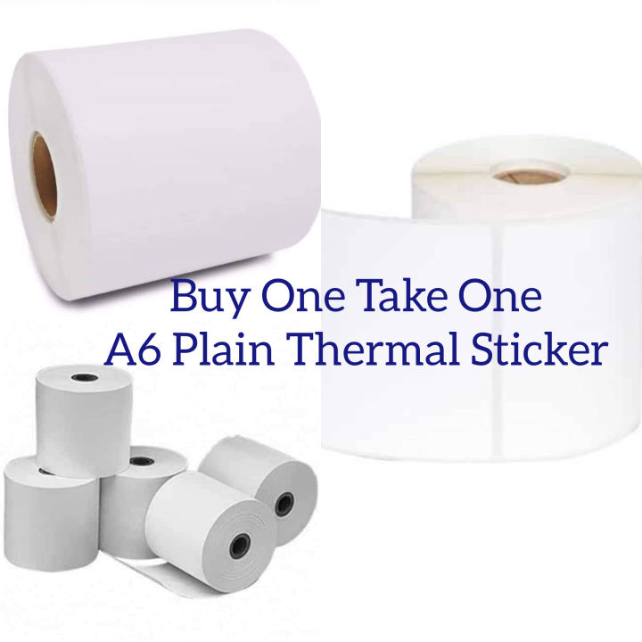 Thermal Sticker Roll ( 2 Rolls ) | Lazada PH