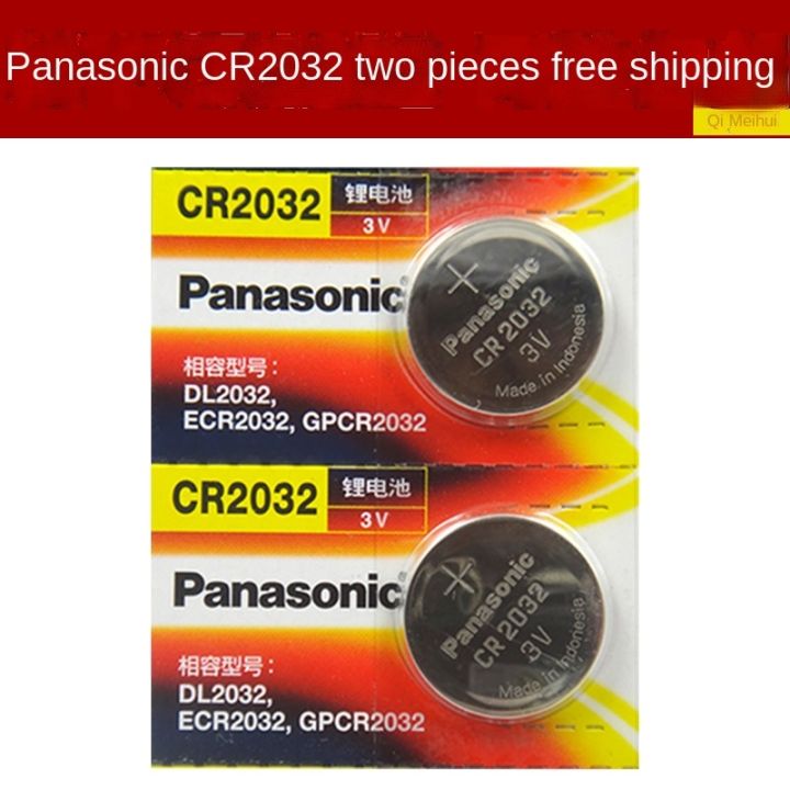Original/2022 New Panasonic CR2032 Lithium 3V notebook cmos desktop BIOS through computer ...