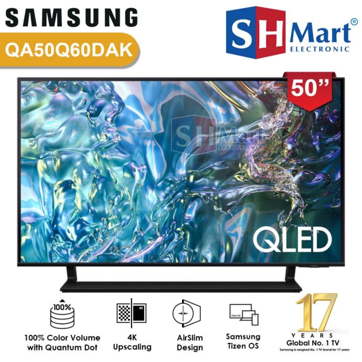 SMART TV SAMSUNG 50 INCH 50Q60DA QA50Q60DAKXXD UHD 4K NEW 2024 GARANSI ...