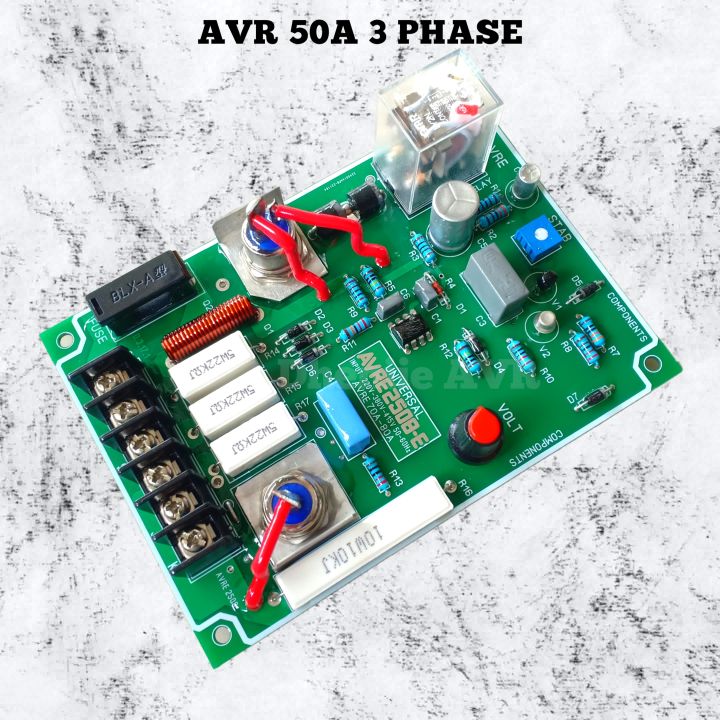 AVR Genset 50A 3 Phase AVR Generator Universal 50A 3 Phase AVR LOKAL ...