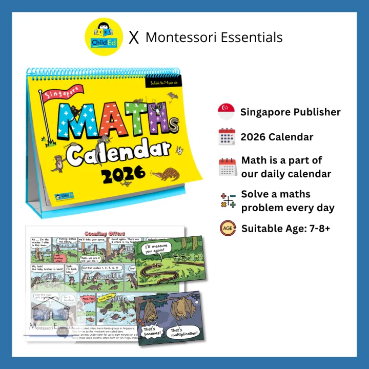 [SG STOCK] Child Ed - Singapore Maths Calendar 2026 - SG60 Limited ...