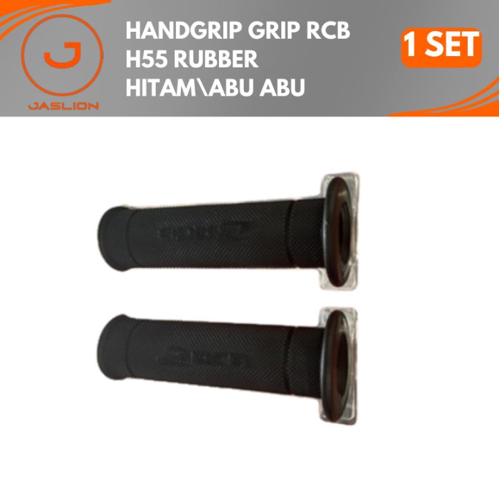 HANDGRIP GRIP RCB H55 RUBBER HITAM/ABU ABU/hand grip motor handgrip ...