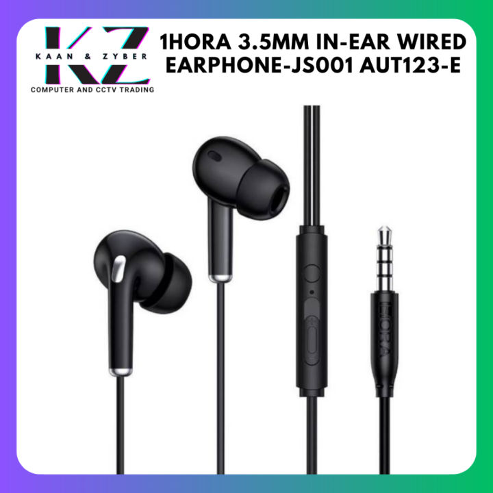 1HORA 3.5mm in-ear Wired Earphone-JS001 AUT123-E | Lazada PH