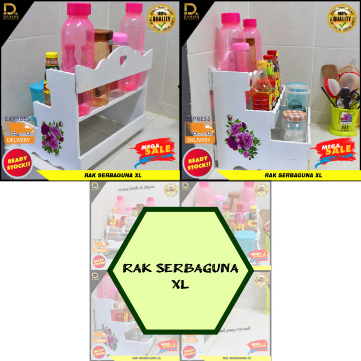 Rak kitchen Design Vintage Sesuai Untuk Botol Kicap/Botol Sos Cili ...