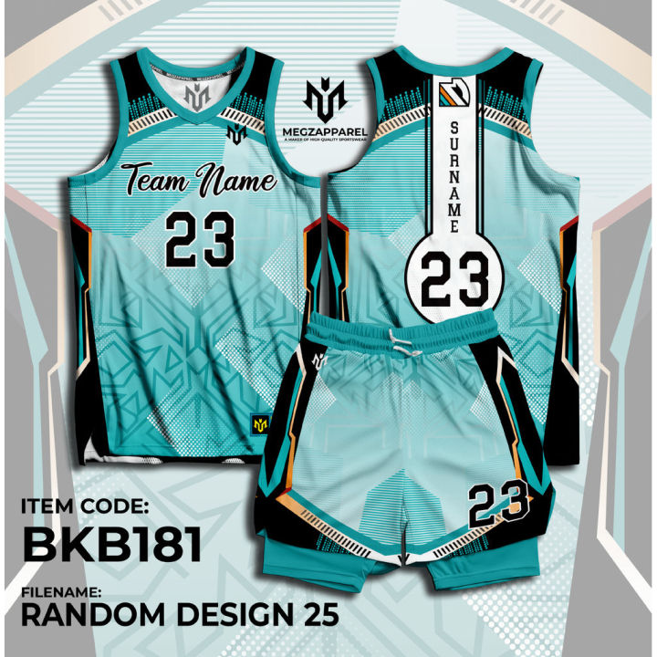 MEGZ Customize Basketball Jersey Full Sublimation Free Customized Name ...