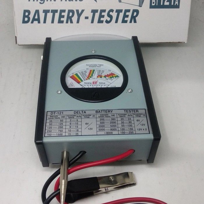 TESTER ALAT TES ACCU - BATREY TESTER - TESTER AKI MOBIL DELTA | Lazada ...