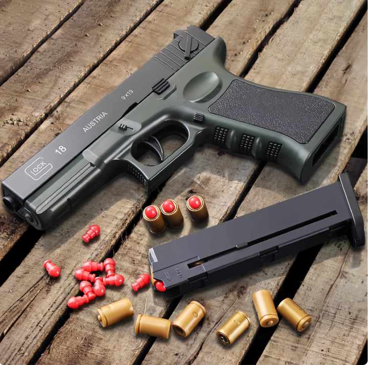 COD-Glock soft bullet toy gun - recoil Glock soft bullet manual toy gun ...